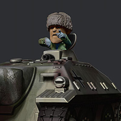 ArtStation - E25 Toon Tank Concept