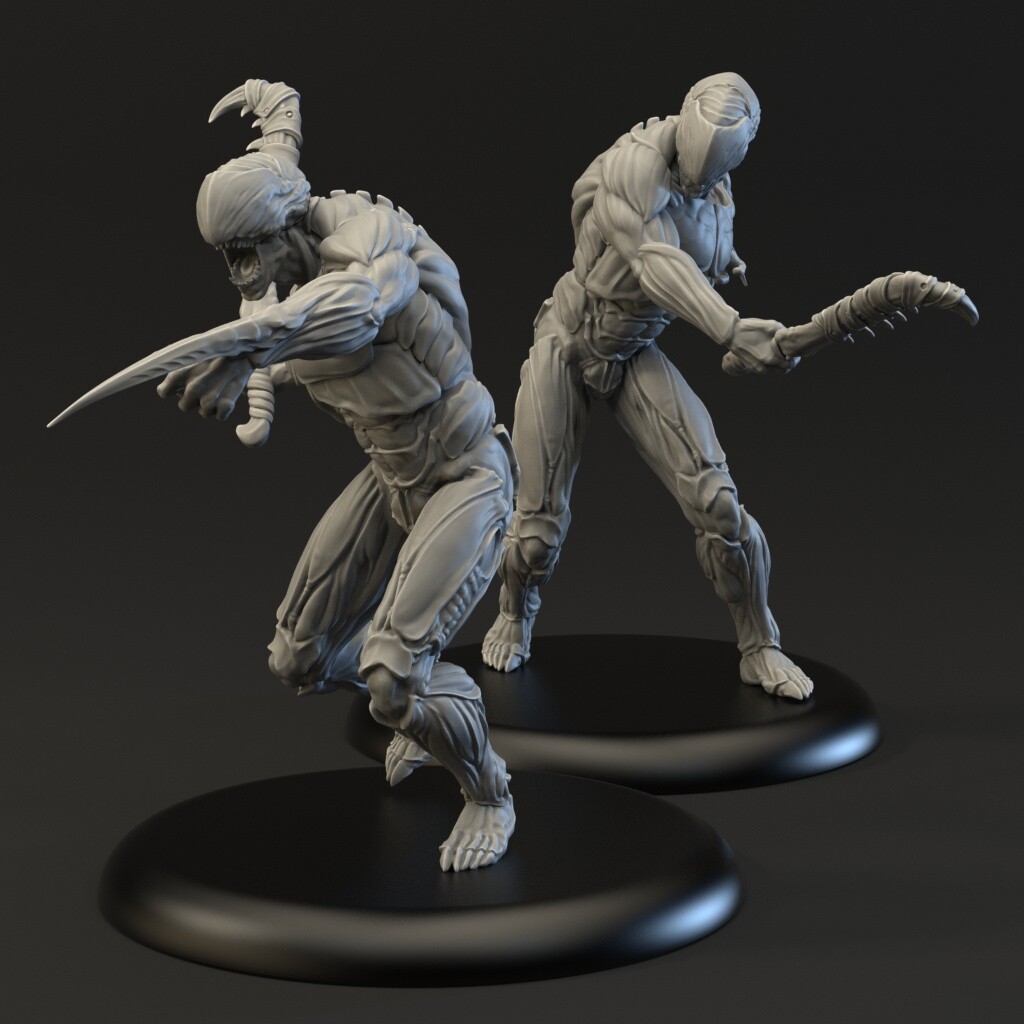 ArtStation - Brood Ratchet - resculpt