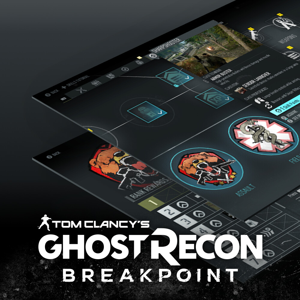 ArtStation - Ghost Recon Breakpoint - UI Design
