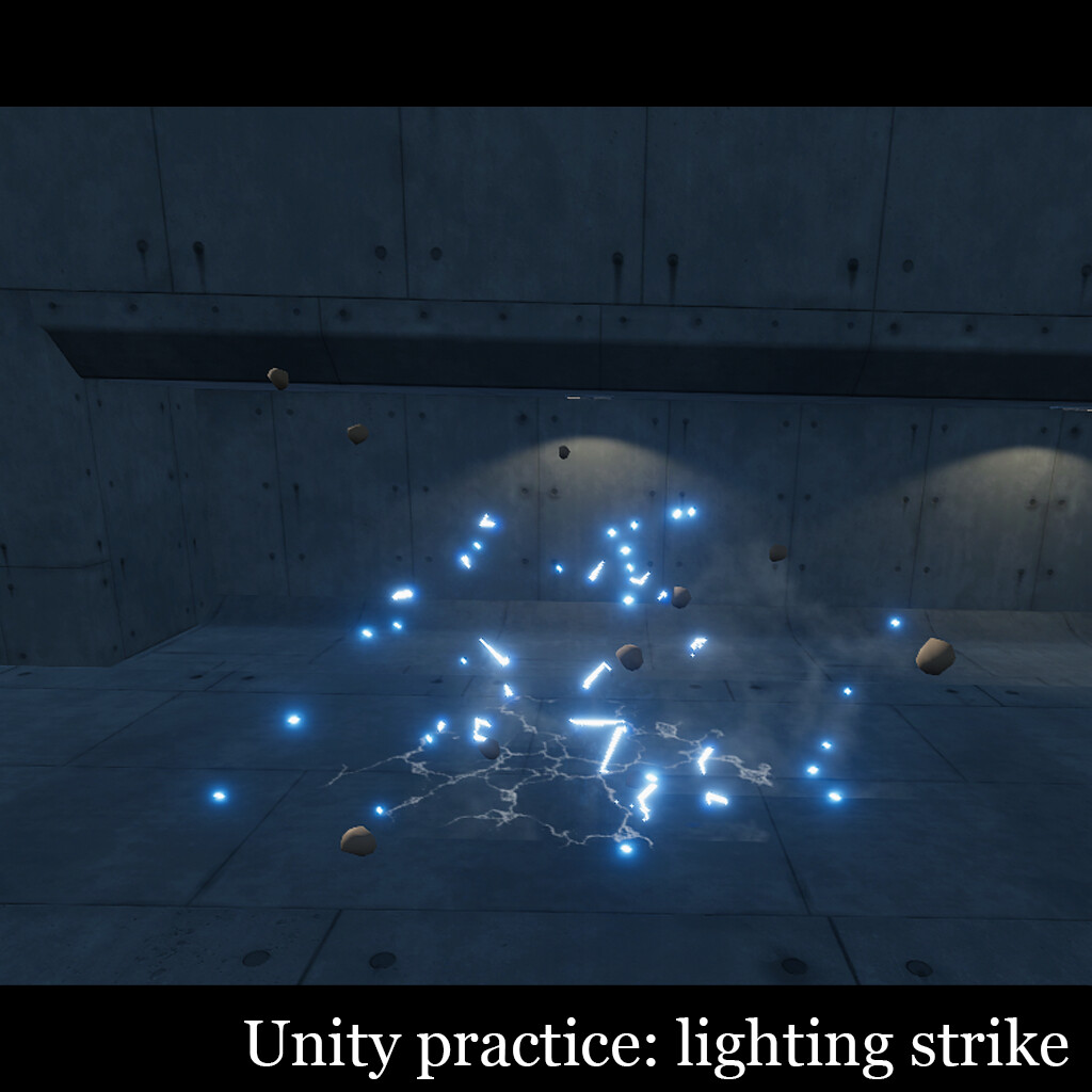 ArtStation - Unity practice: lightning strike