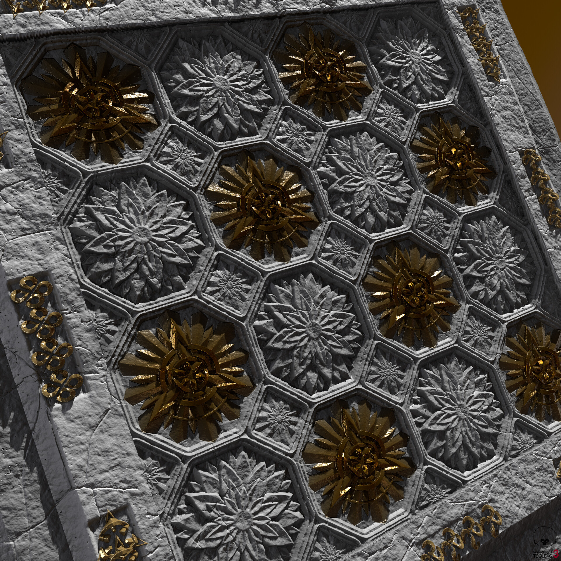 Bo Williams - Ancient Offering Base Sculpted Look - Substance Designer