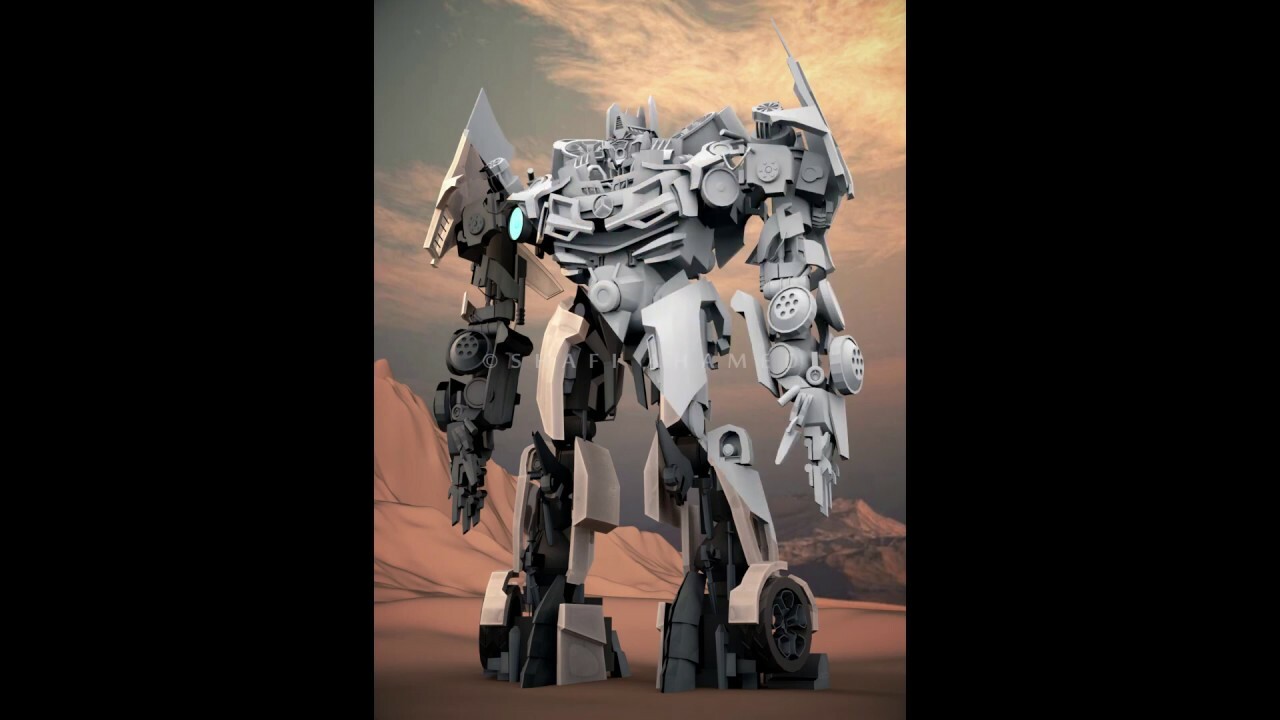 ArtStation - Transformer 3D Model - Soundwave | Maya