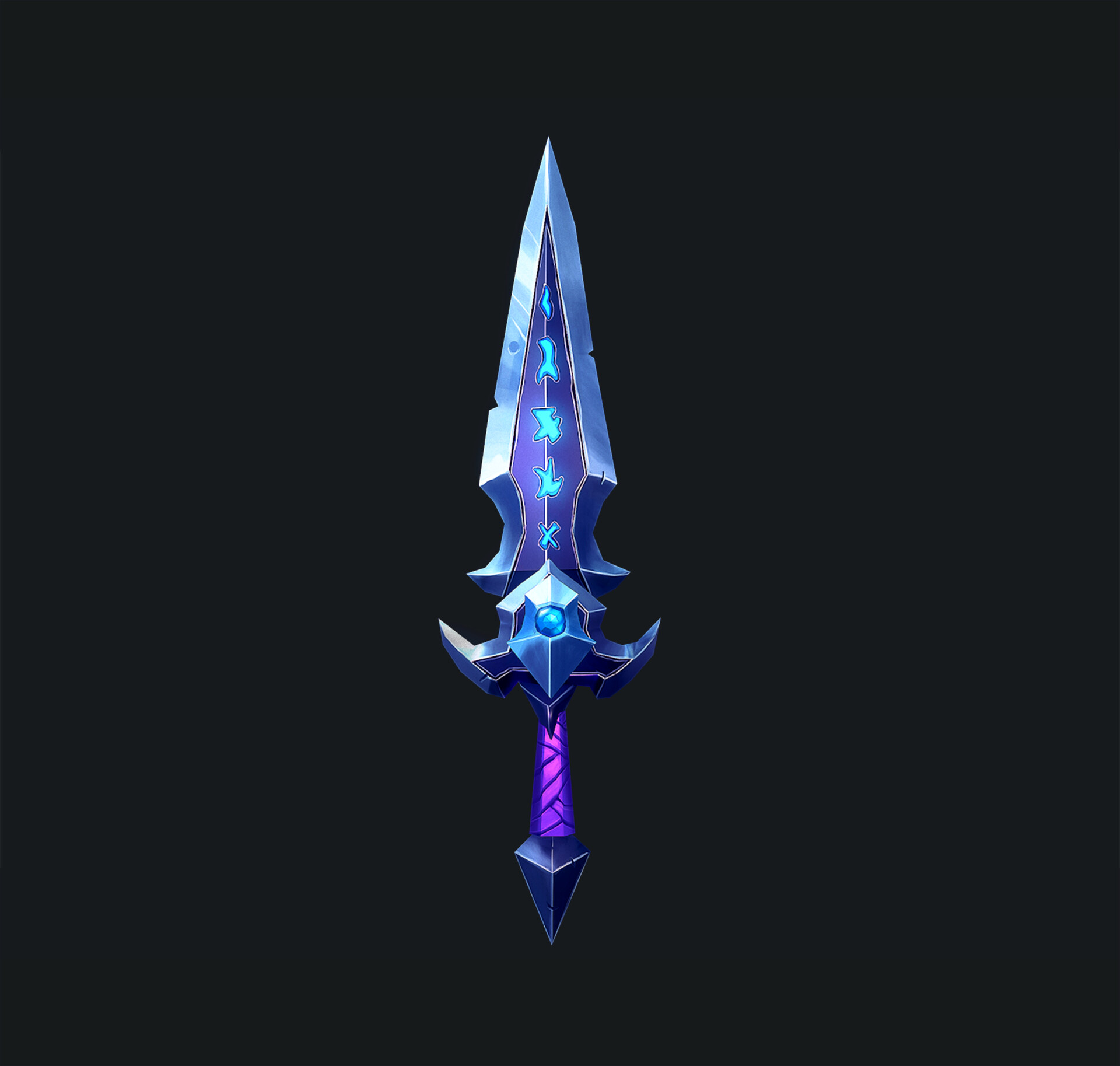 ArtStation - Ice Crown Dagger