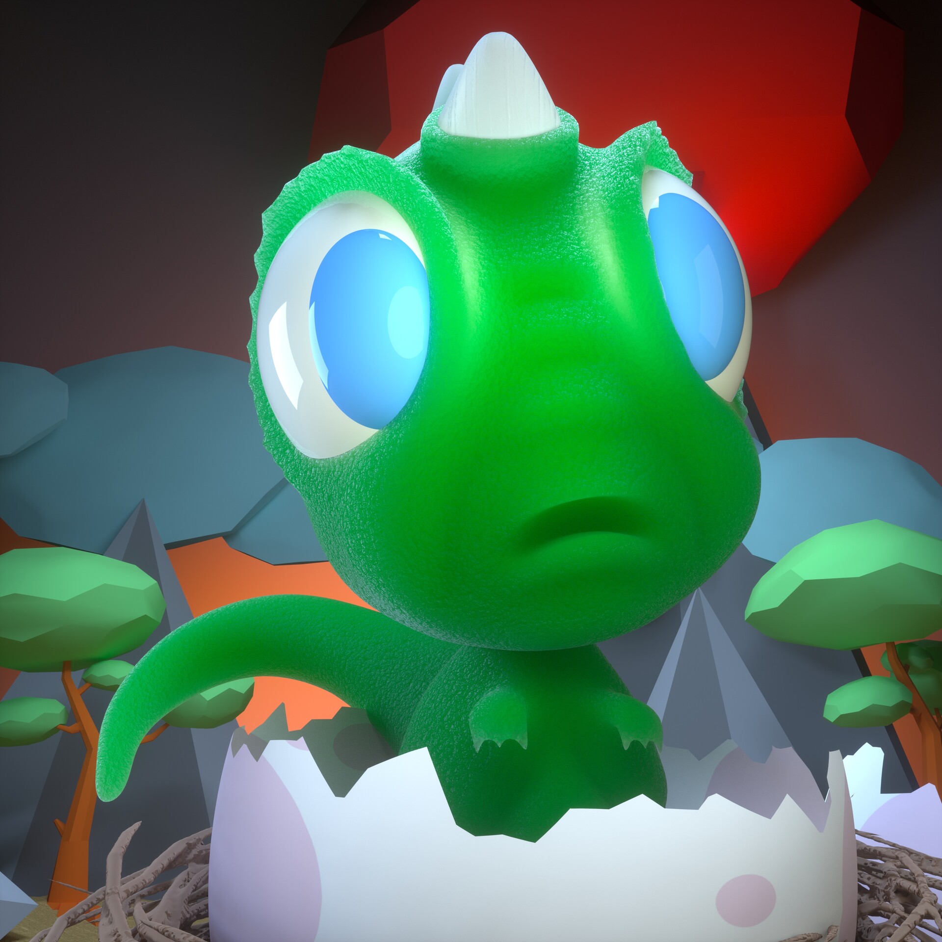 ArtStation - Dino Baby