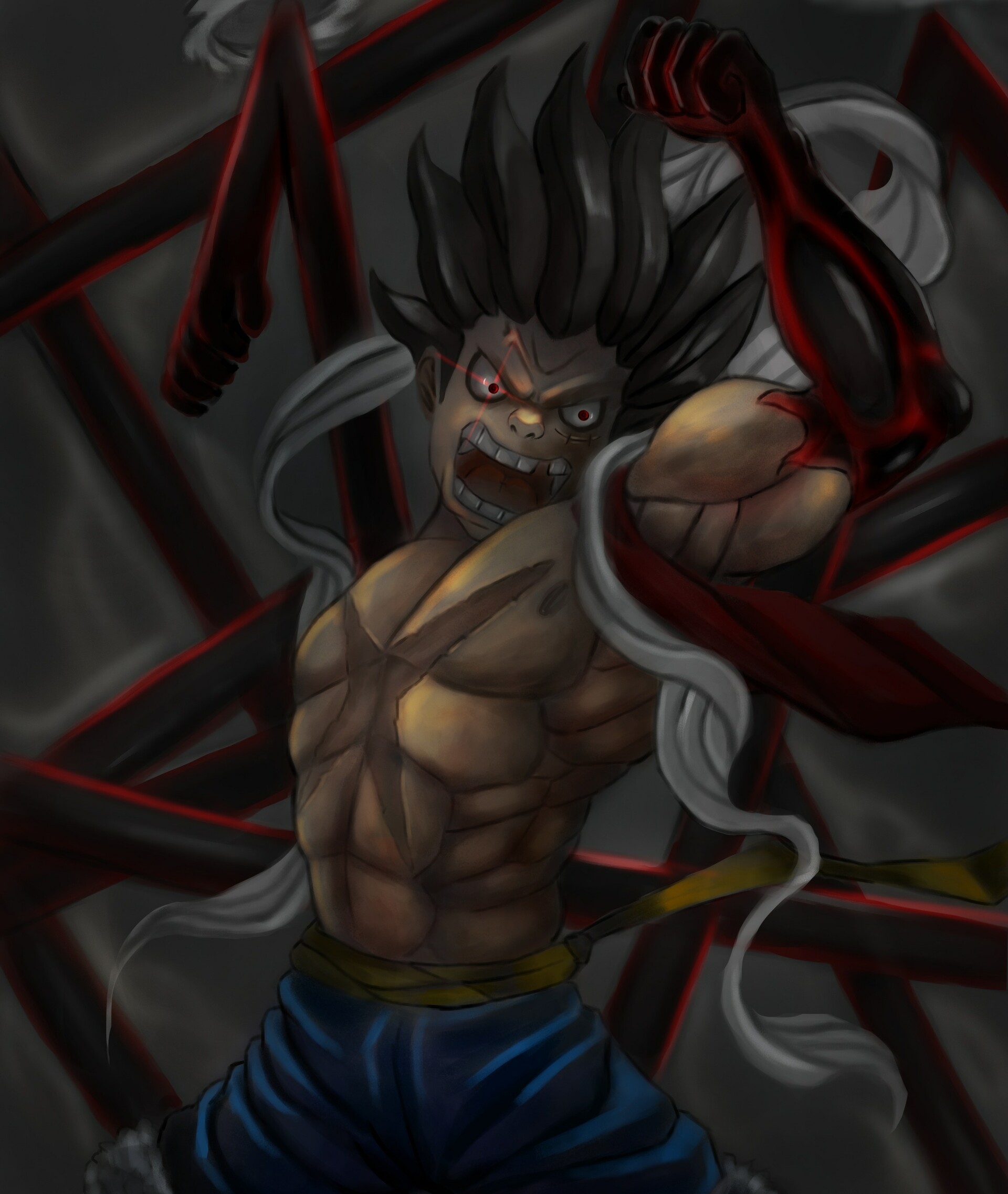 ArtStation - Luffy - Snakeman