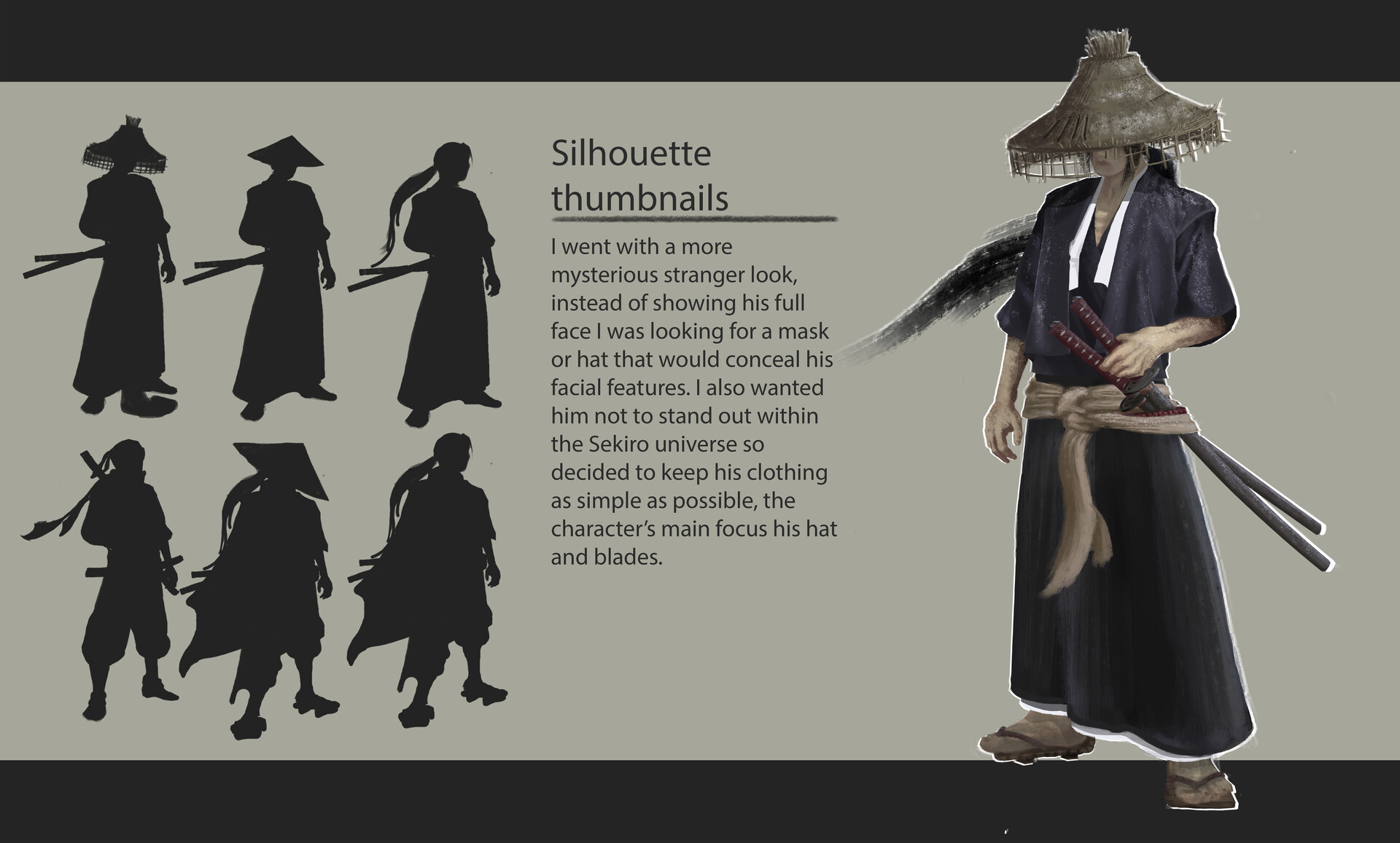 ArtStation - Sekiro Character Concept