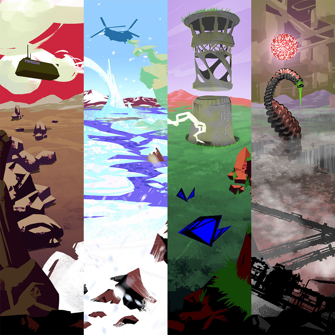 ArtStation - Mars Terraformation., Guillermo Achúcarro