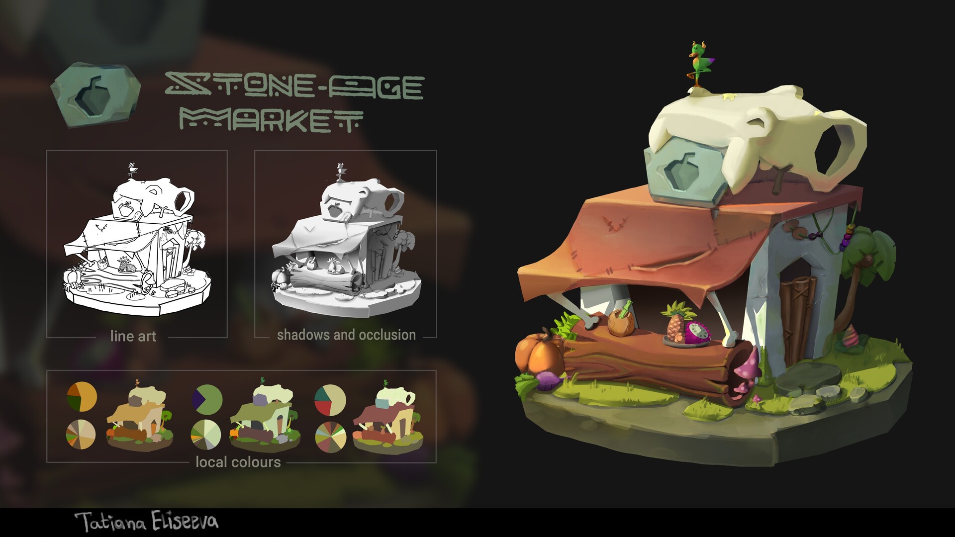 ArtStation - Stone Age Shops