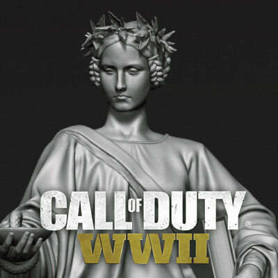 ArtStation - COD WWII DLC - Medicine allegory Statue