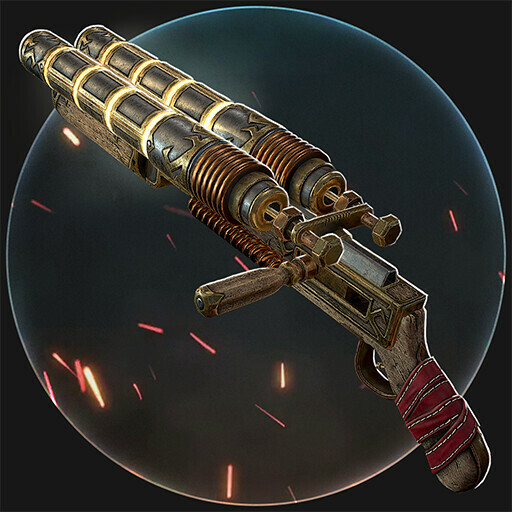 ArtStation - Rust Workshop - The Lightbringer Double-Barrel Shotgun
