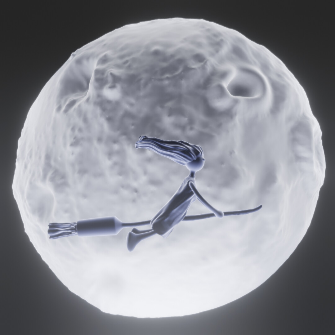 ArtStation - Flying Witch (Sculpt January)