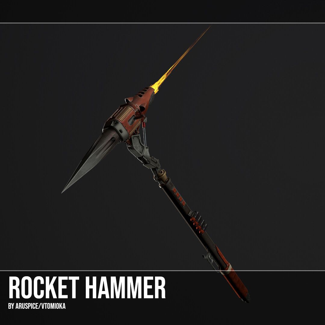 ArtStation - Rocket Hammer (Alita Battle Angel), Victor Tomioka