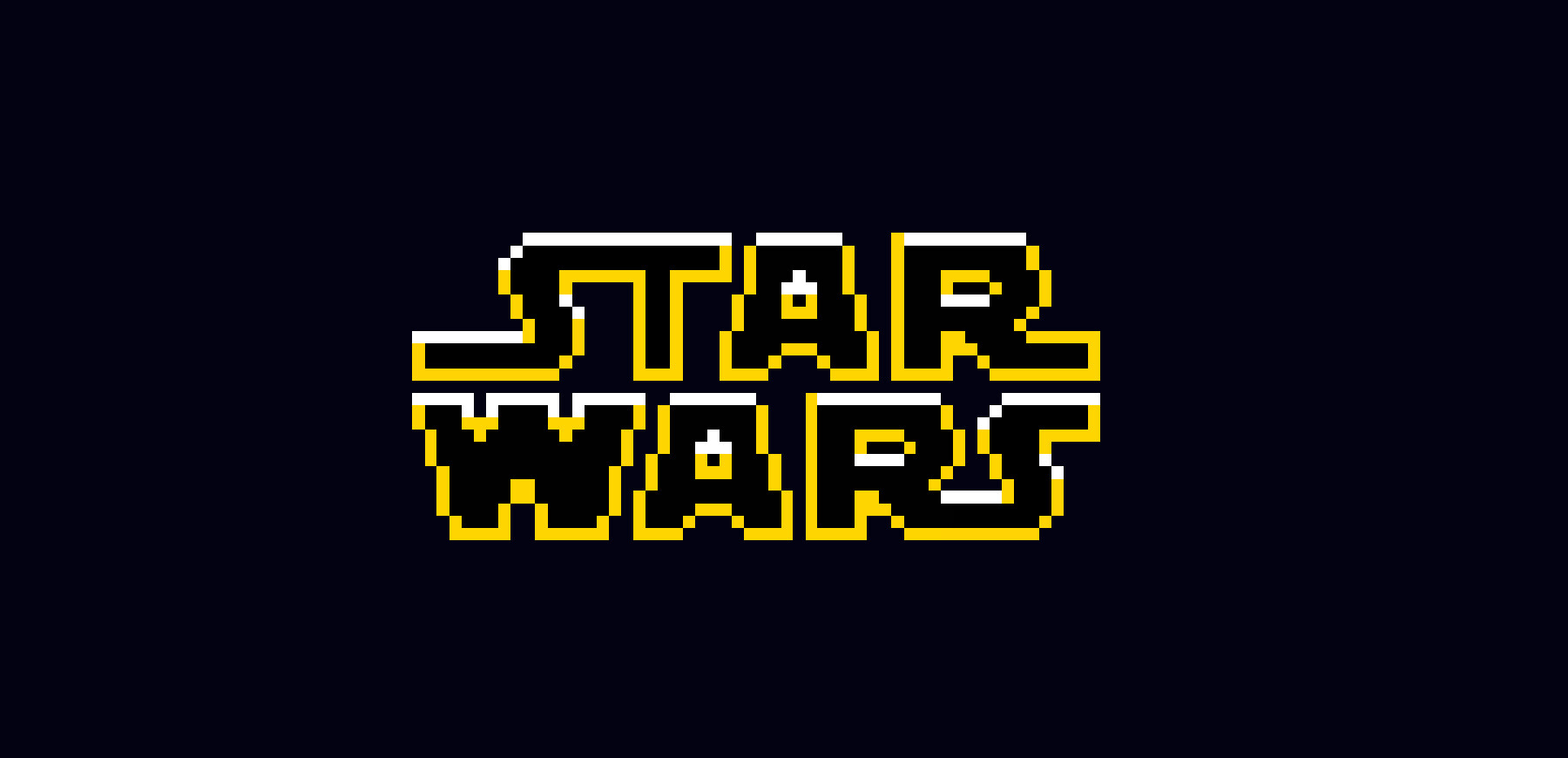 8 Bit Star Wars Logo Listen To Star Wars Cantina Theme Mos Eisley