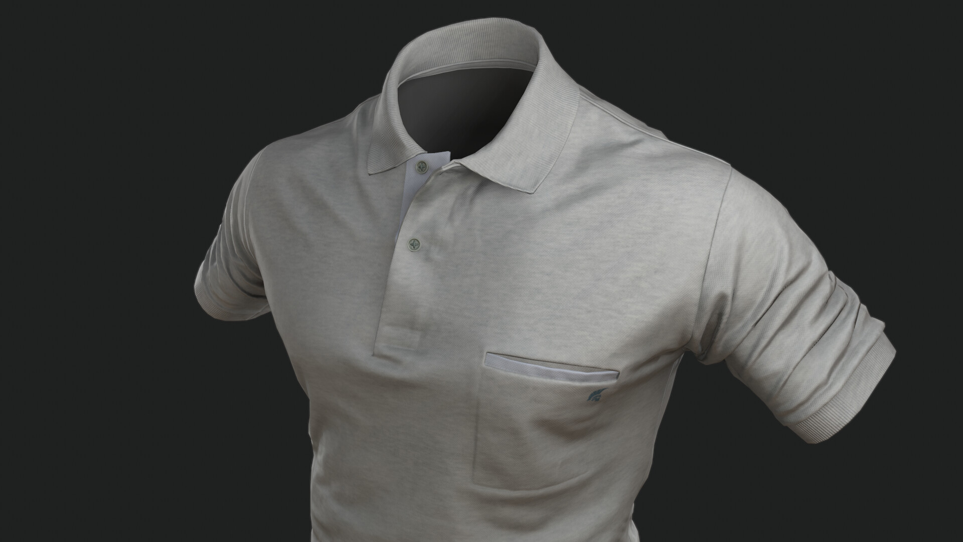 ArtStation - Polo Shirt Scan
