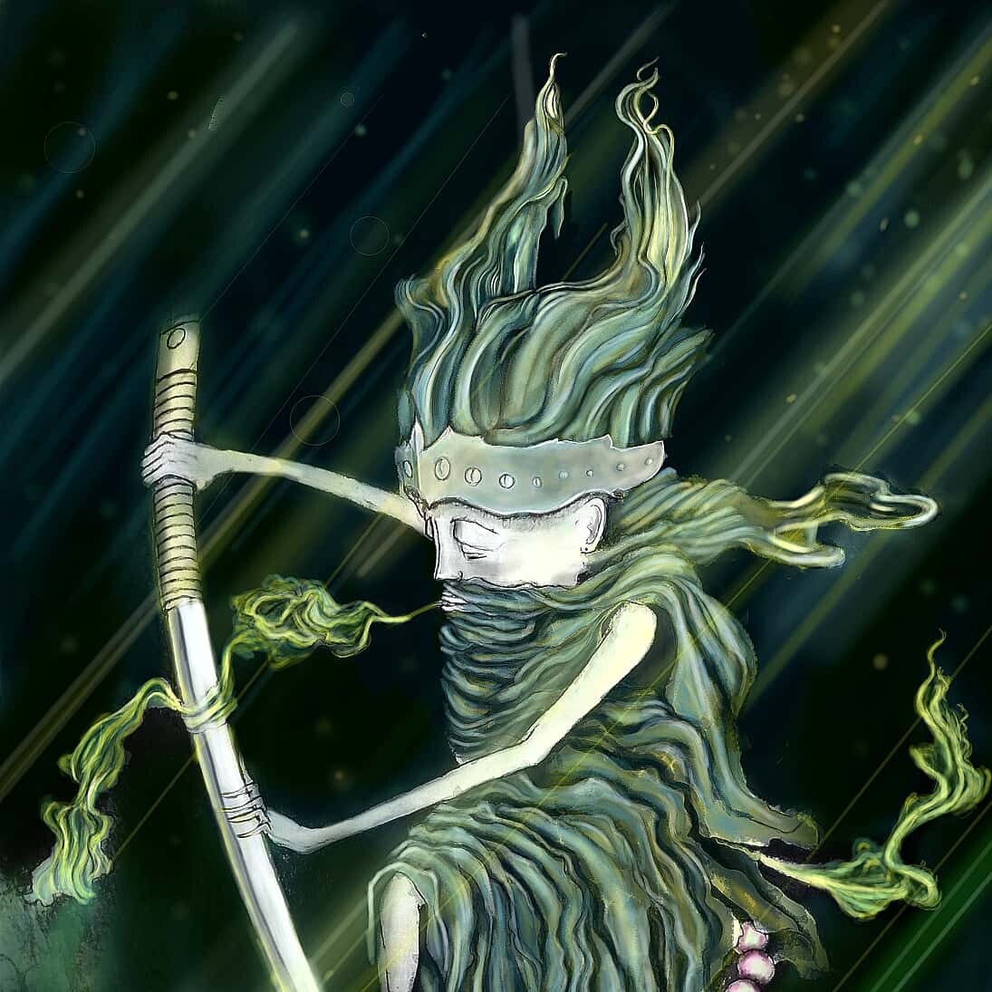 ArtStation - Deep water warrior