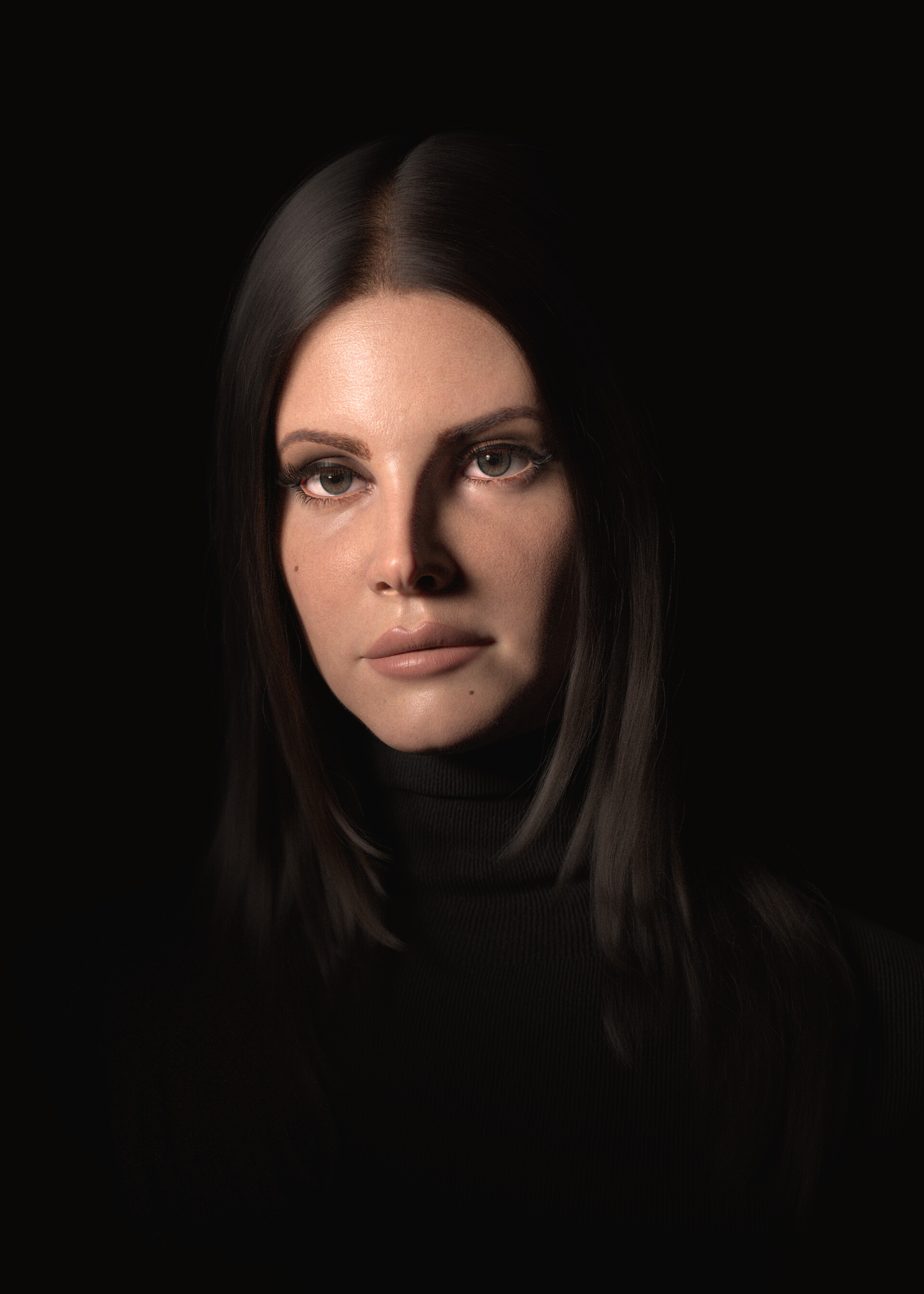 ArtStation - Lana Del Rey (WIP)