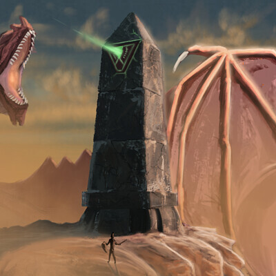 ArtStation - Dragon's obelisk