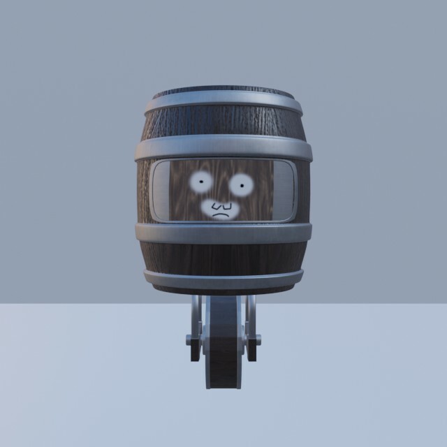 ArtStation - Barrel Bot