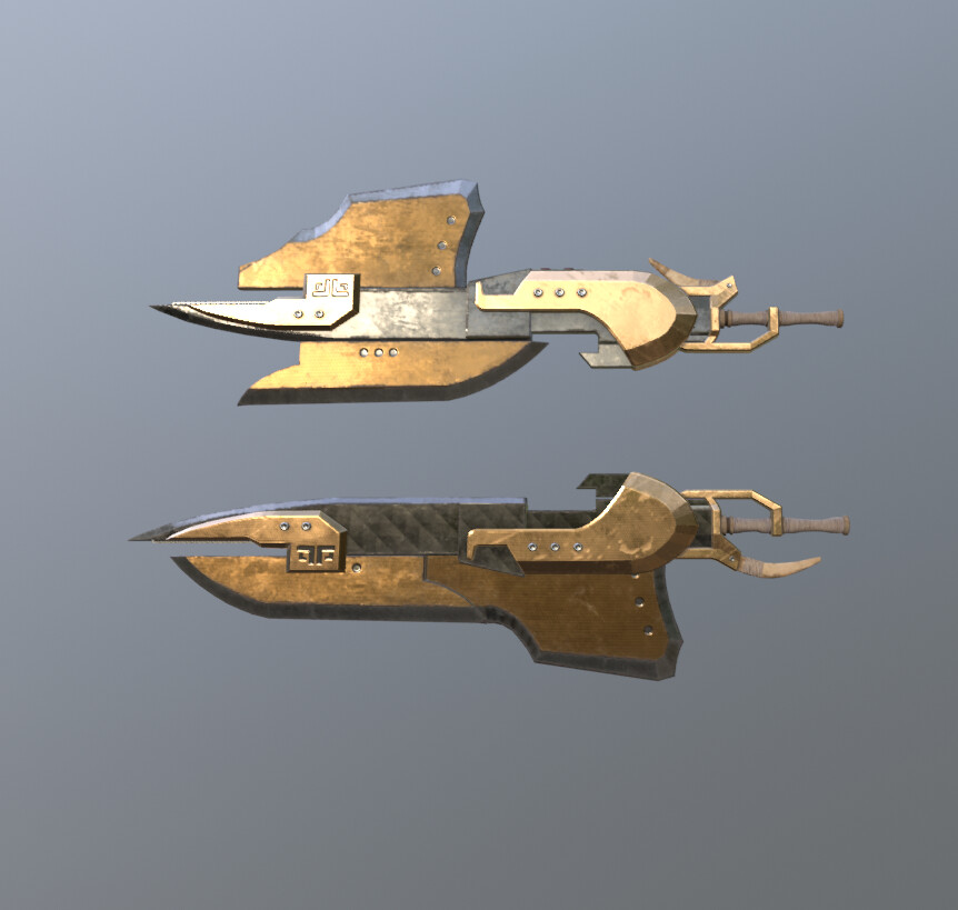 ArtStation - Double-Edged Switchaxe