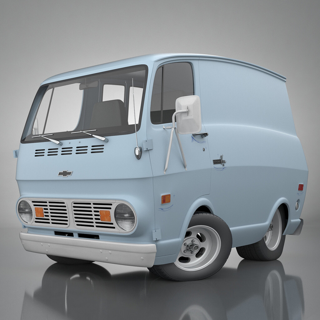 ArtStation - 69 Chevy Van