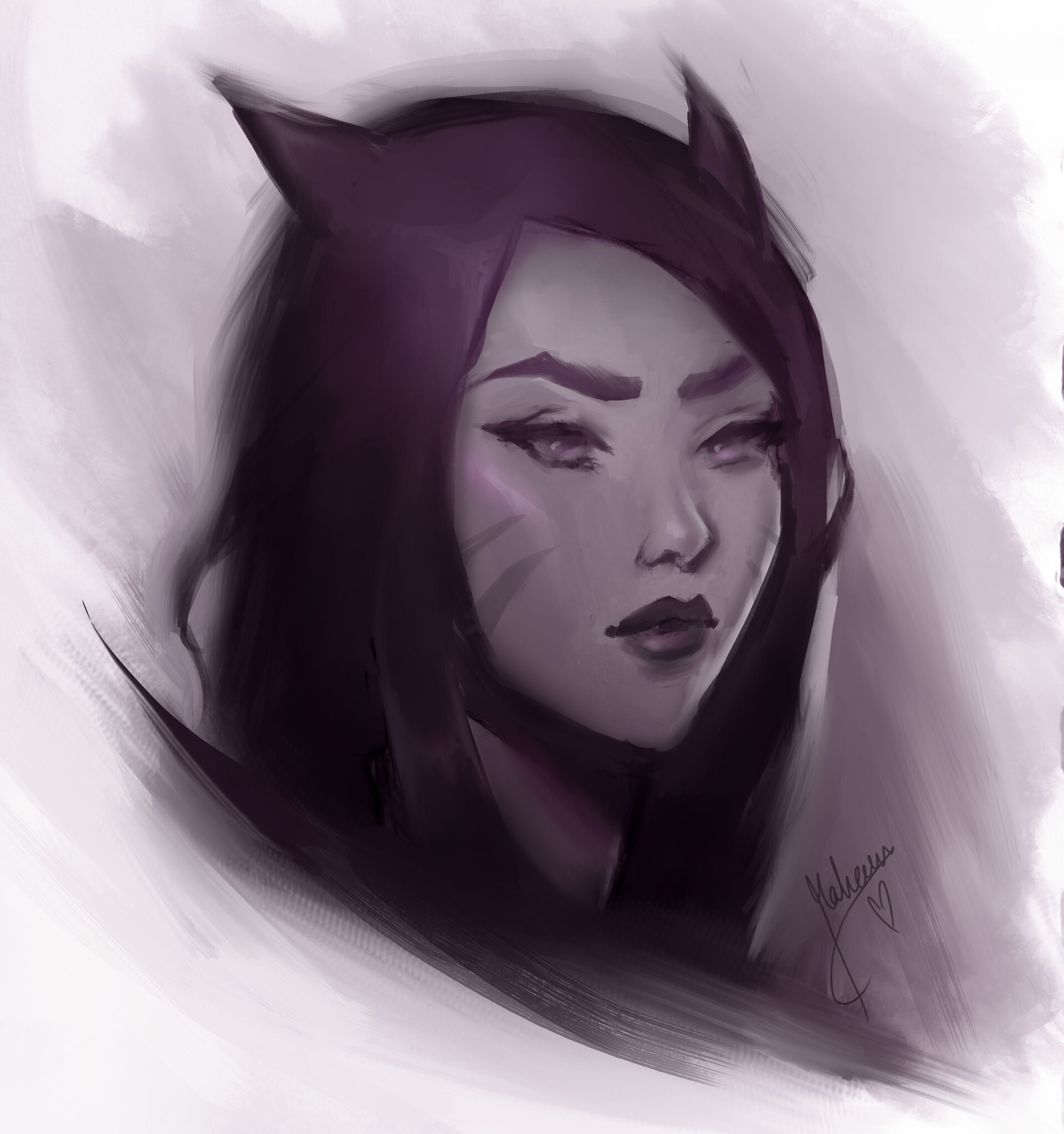 ArtStation - Ahri Sketch