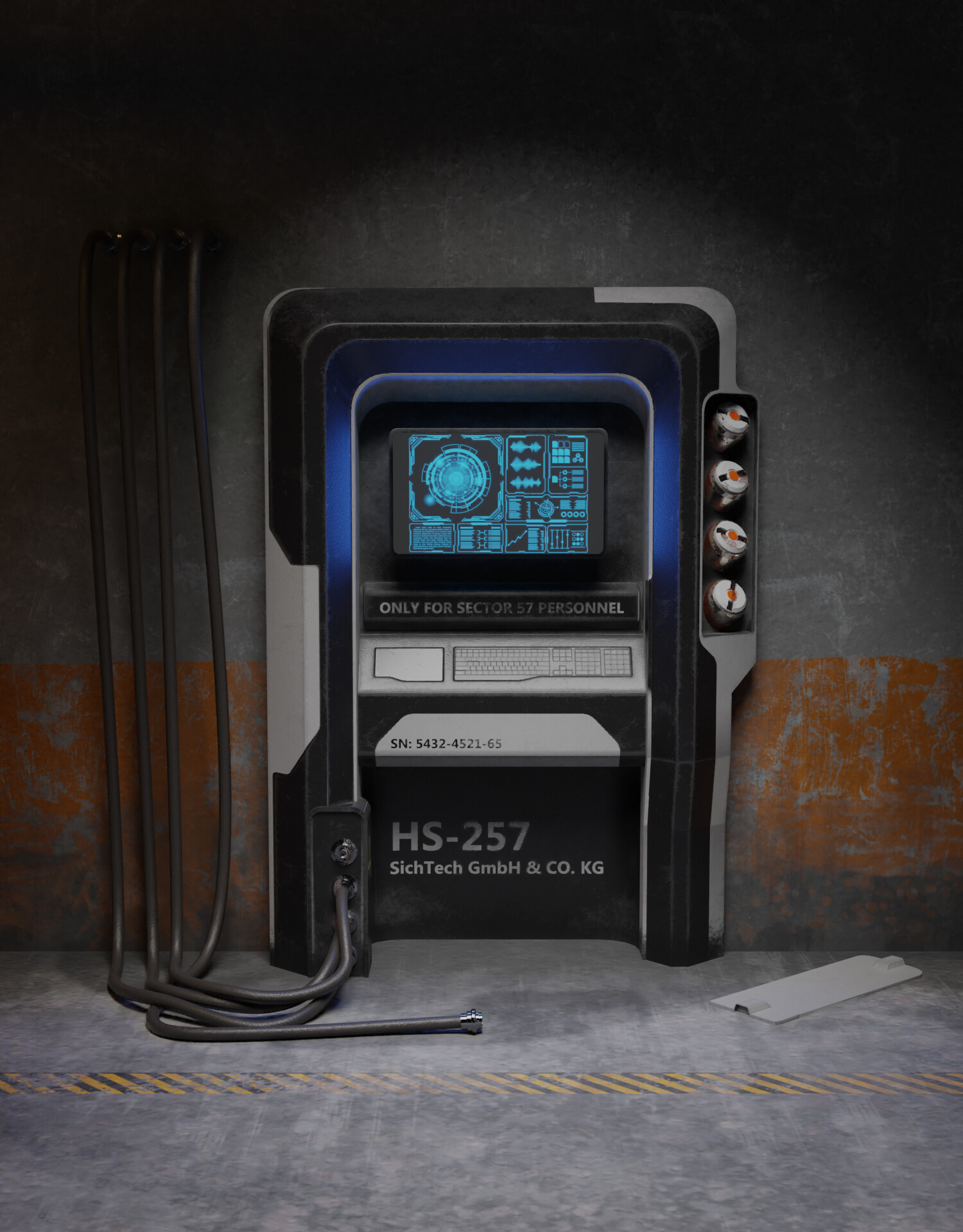 ArtStation - Sci-fi Terminal