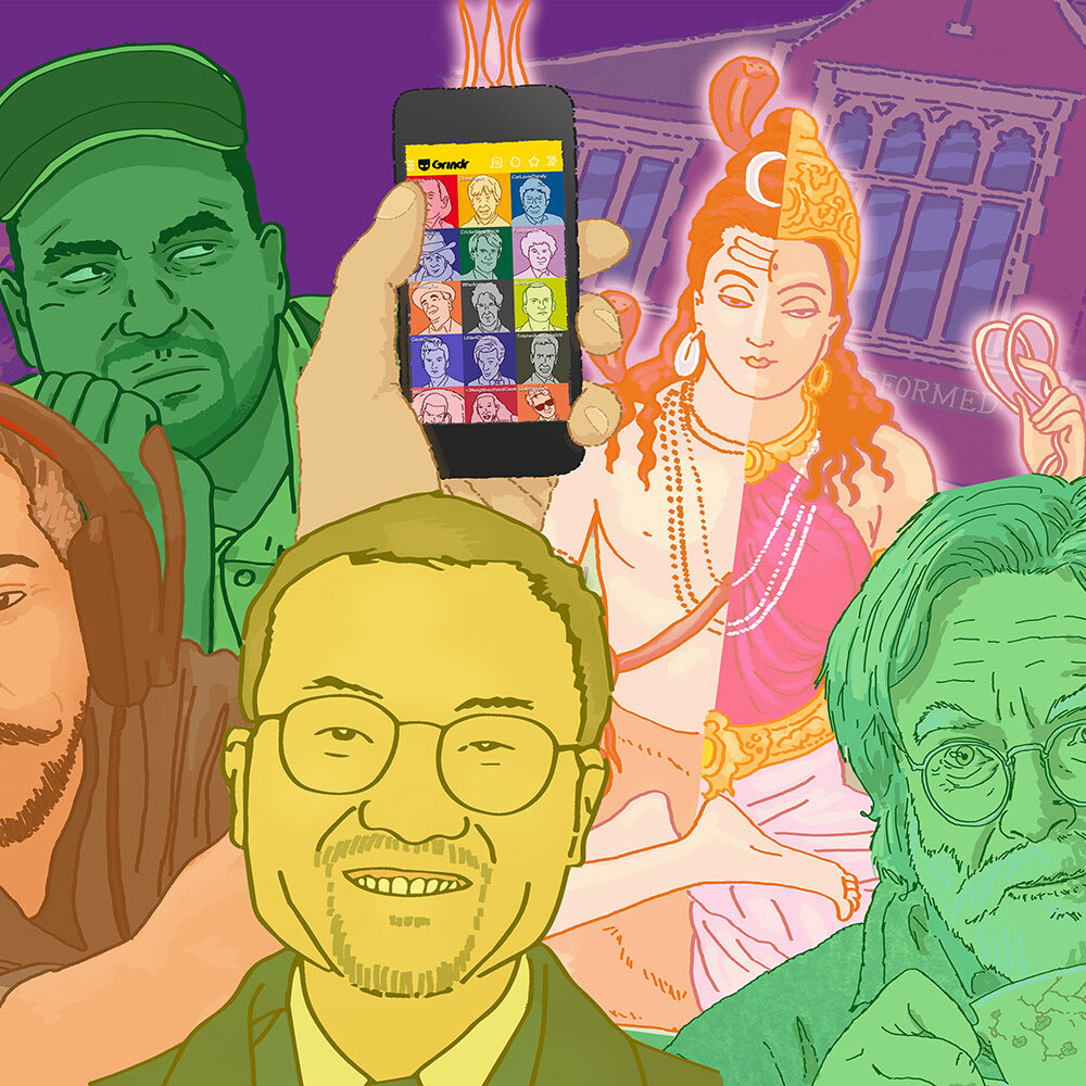 Harry Saxon - Rainbow Pilgrims exhibition illustrations (2017 - 2018)