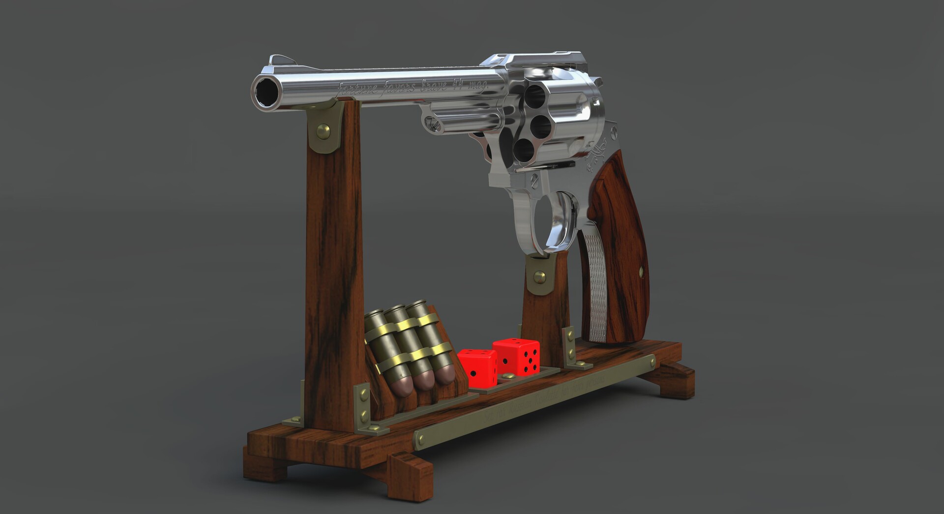 ArtStation - Set for Russian Roulette for Four Persons