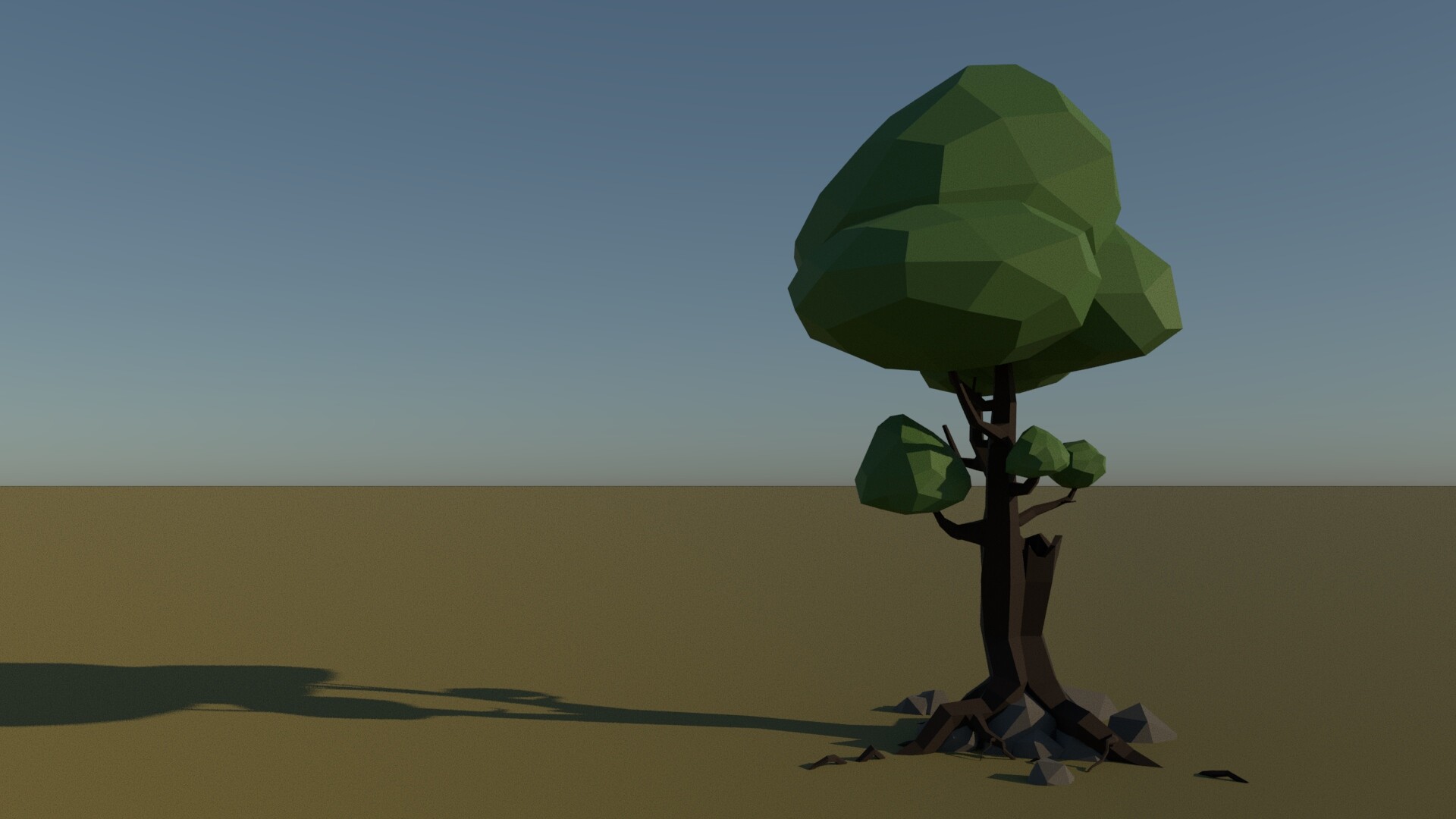 ArtStation - Low poly trees.