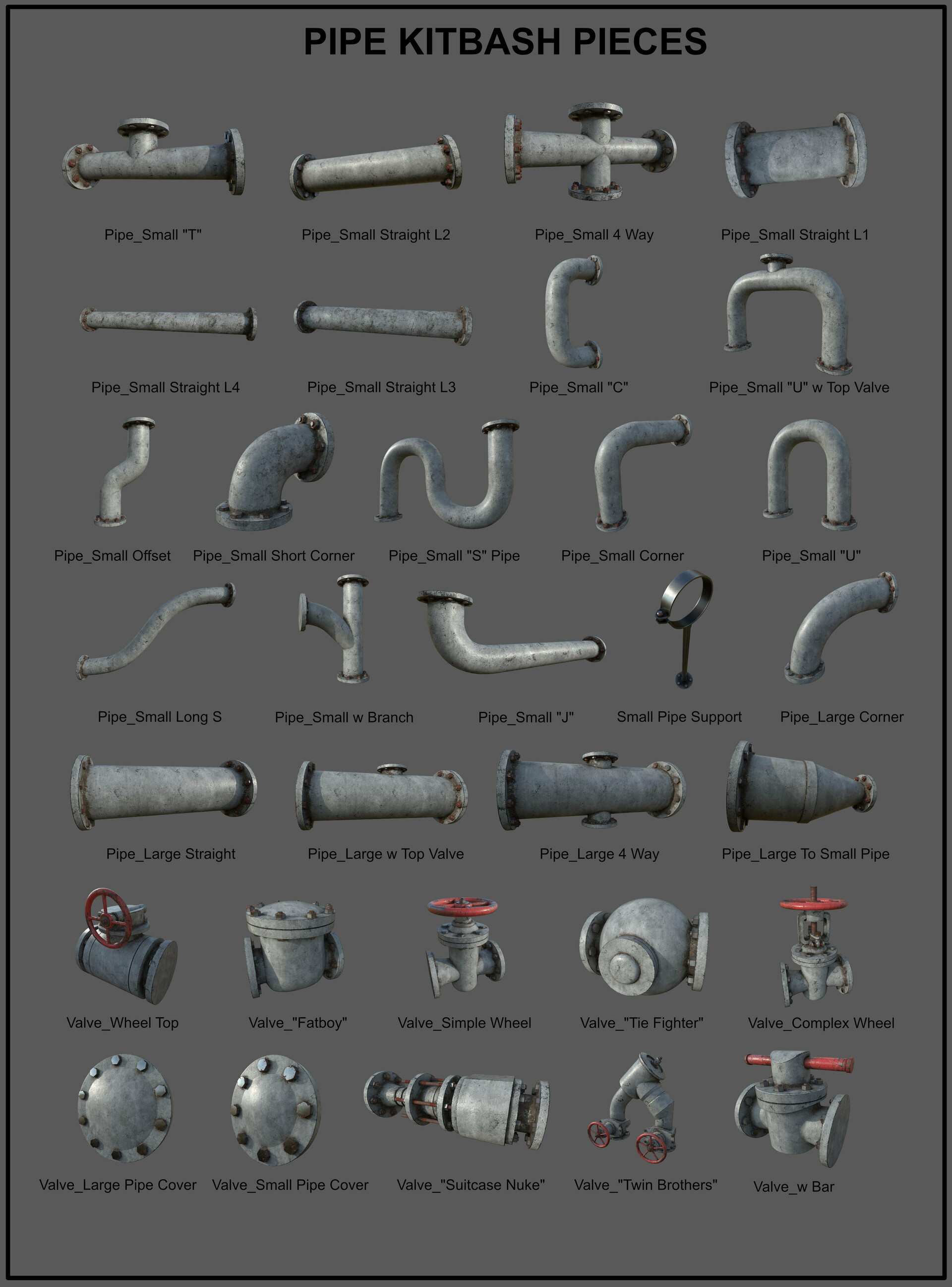 ArtStation - Pipe Kitbash