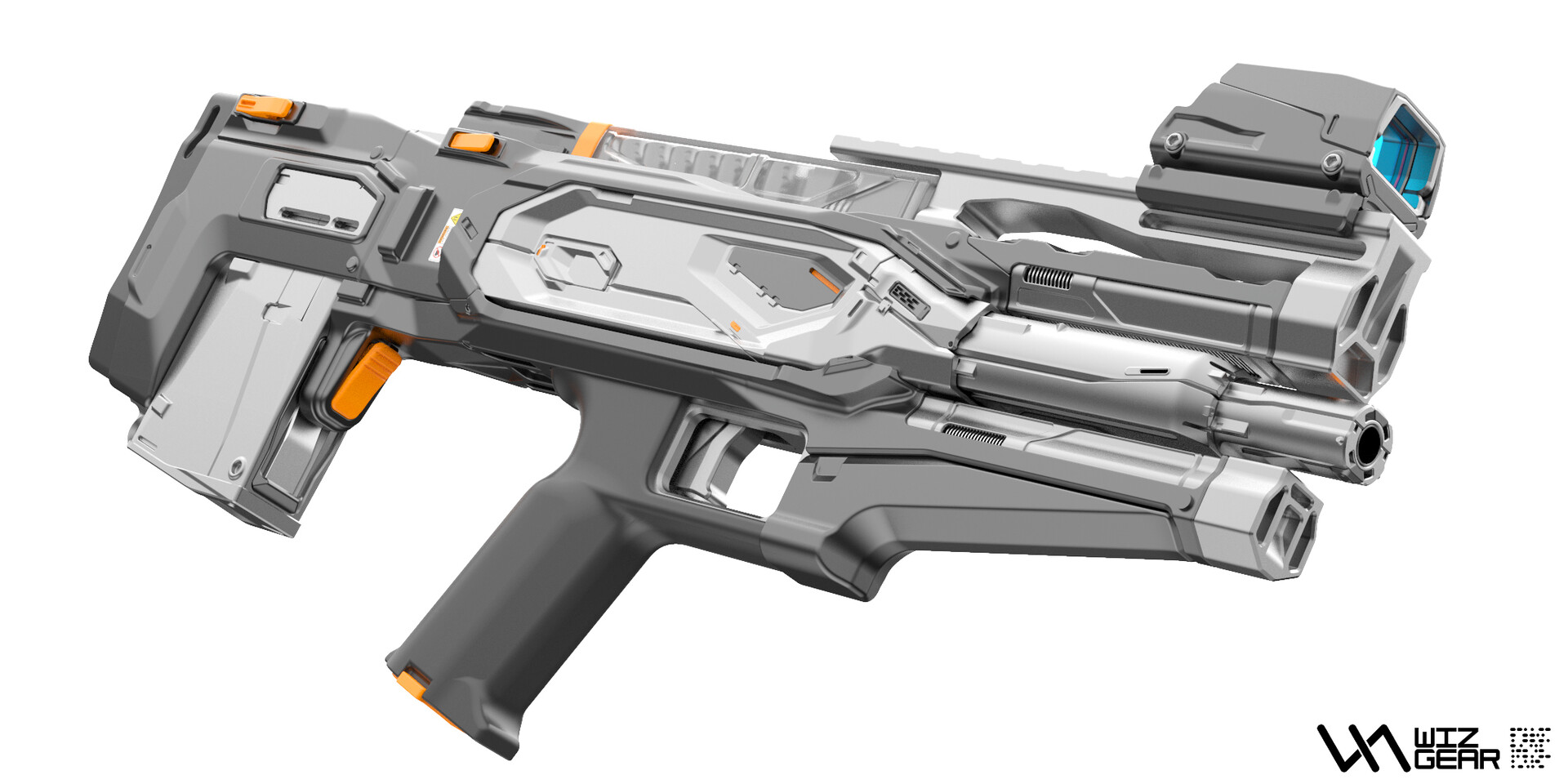 ArtStation - GENERIC SCIFI///3 Railgun rifle//RL6