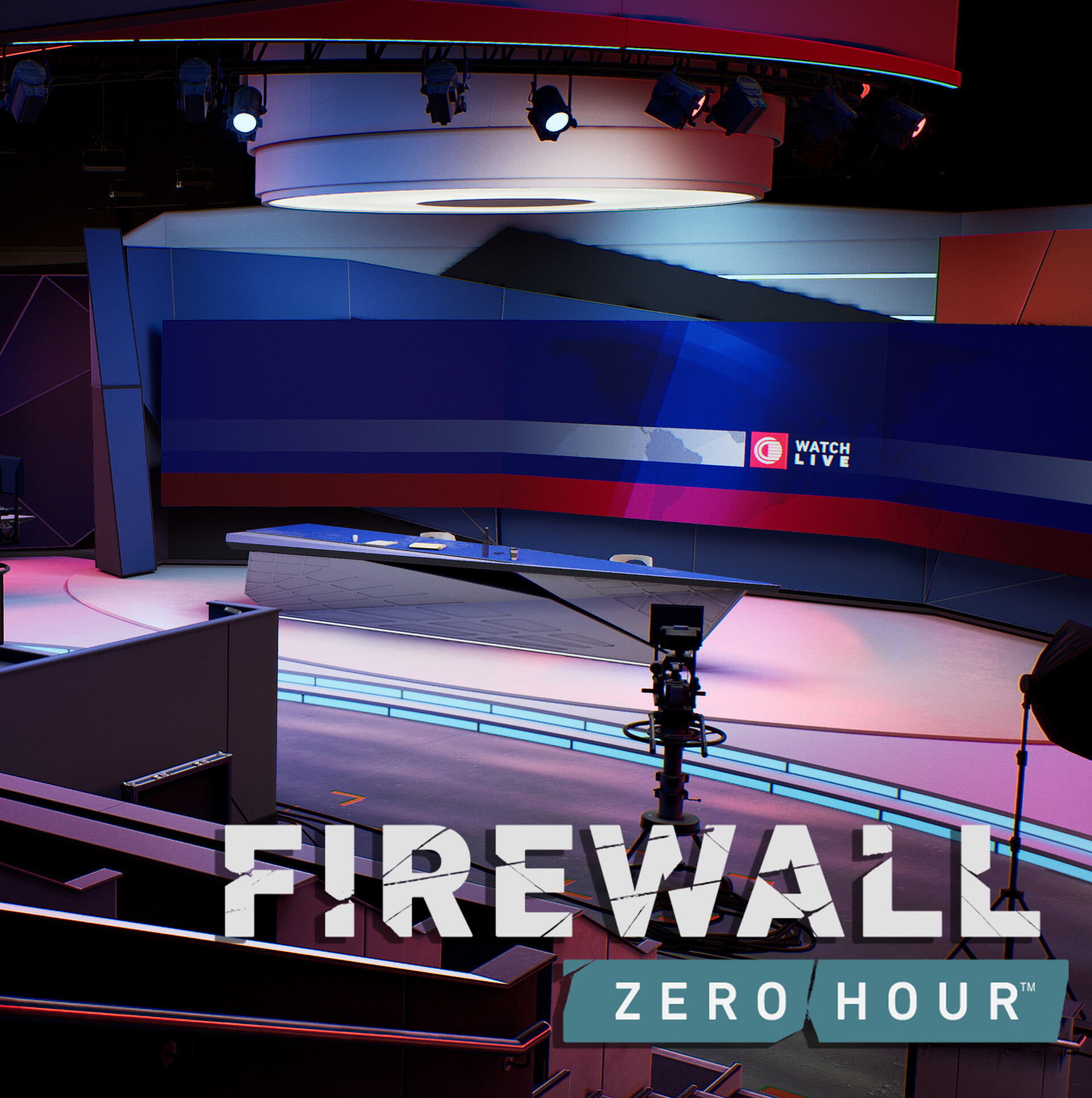 ArtStation - Firewall: Zero Hour - Newsroom