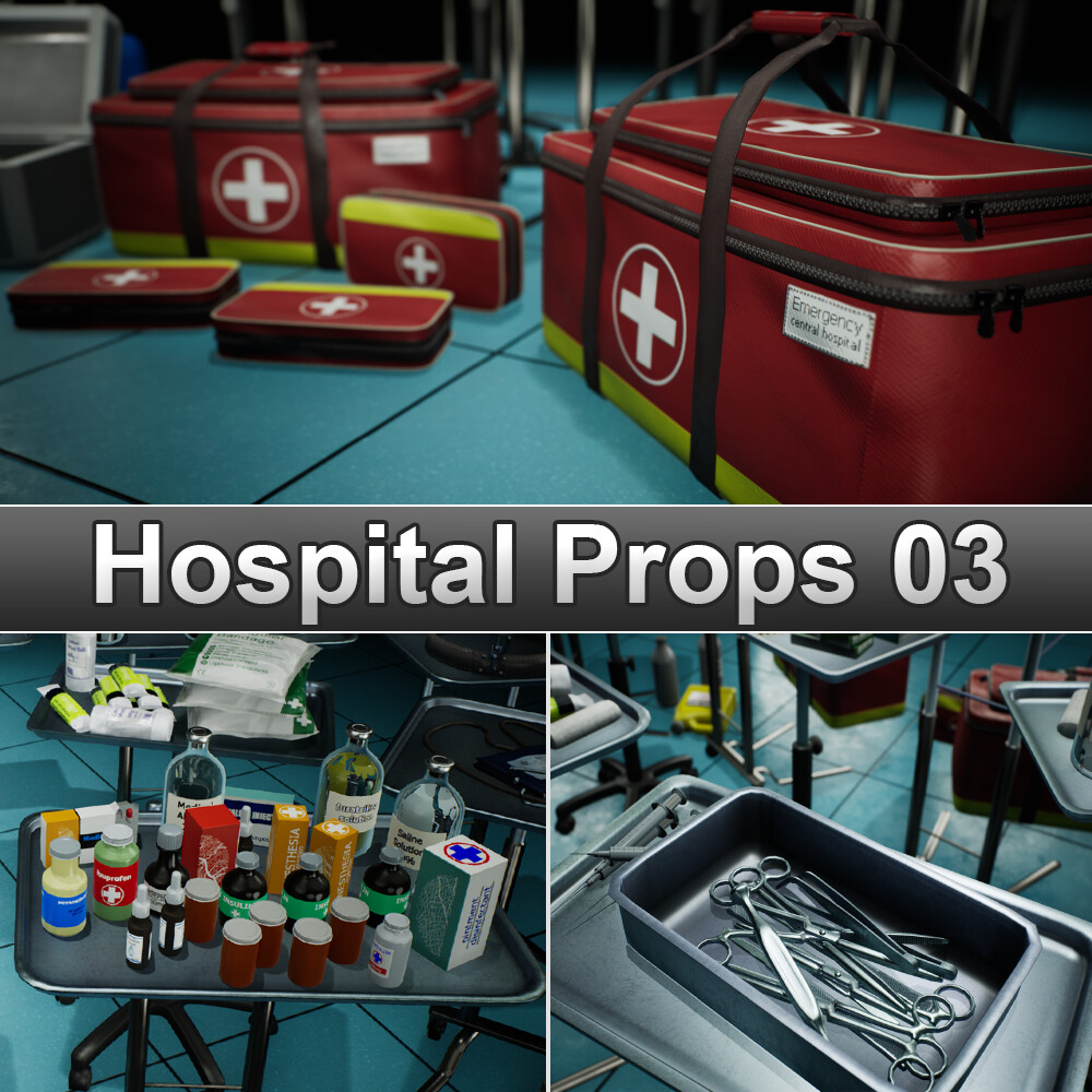 ArtStation - Hospital Props 03