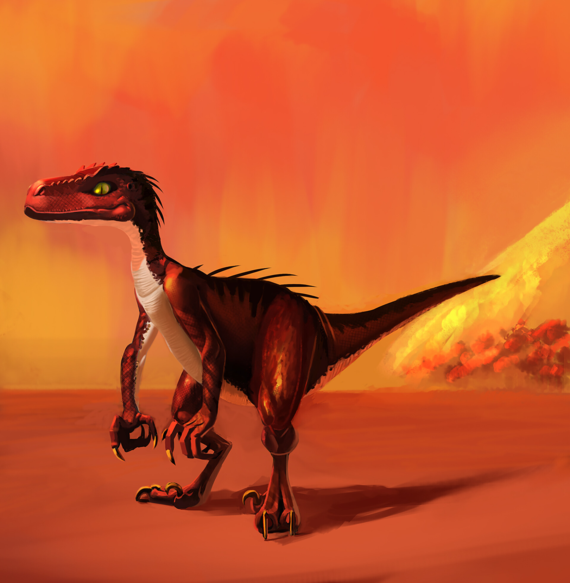 ArtStation - Martian Raptor