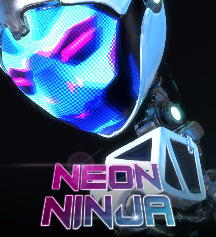 ArtStation - Neon Ninja Spider Bot