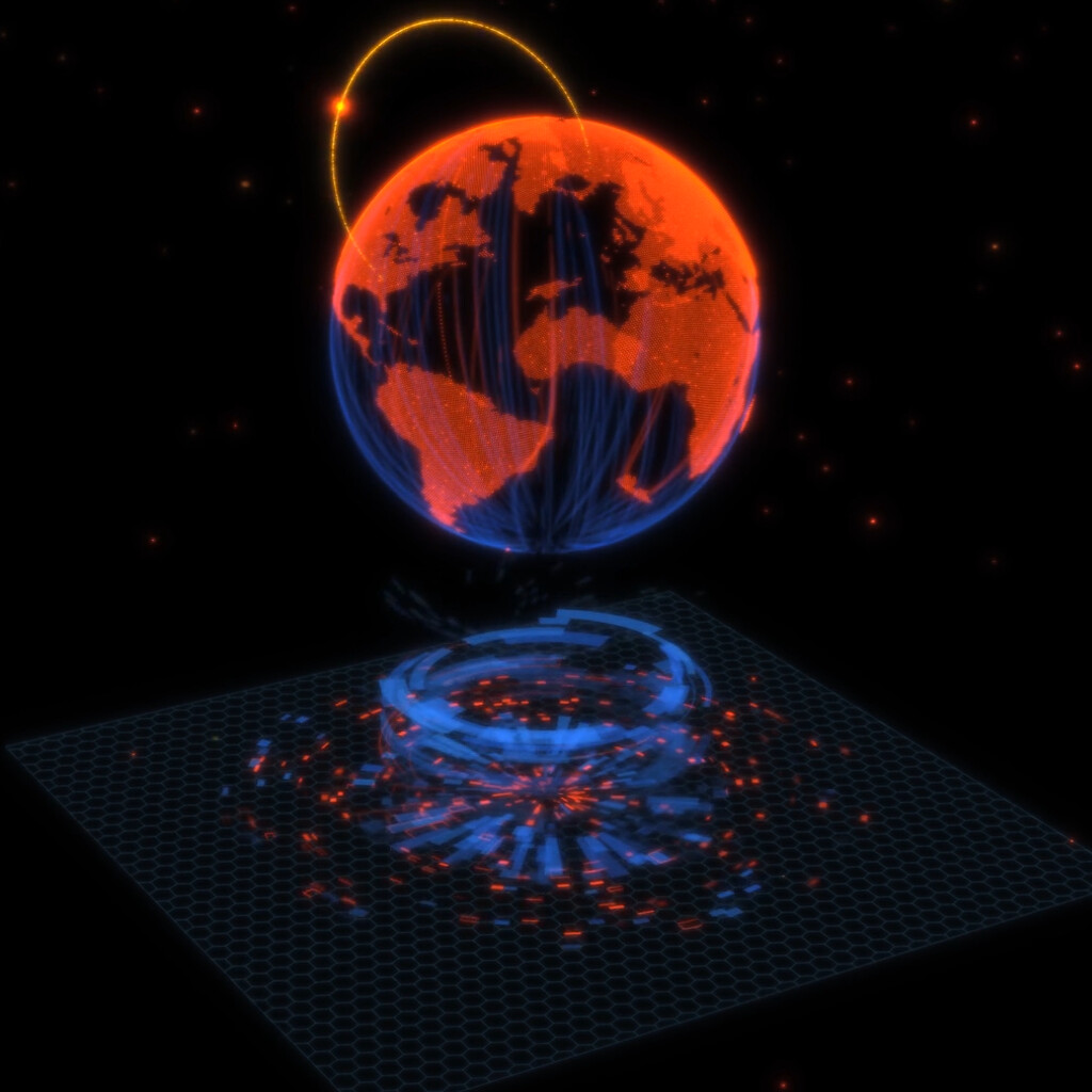 Holographic World Map