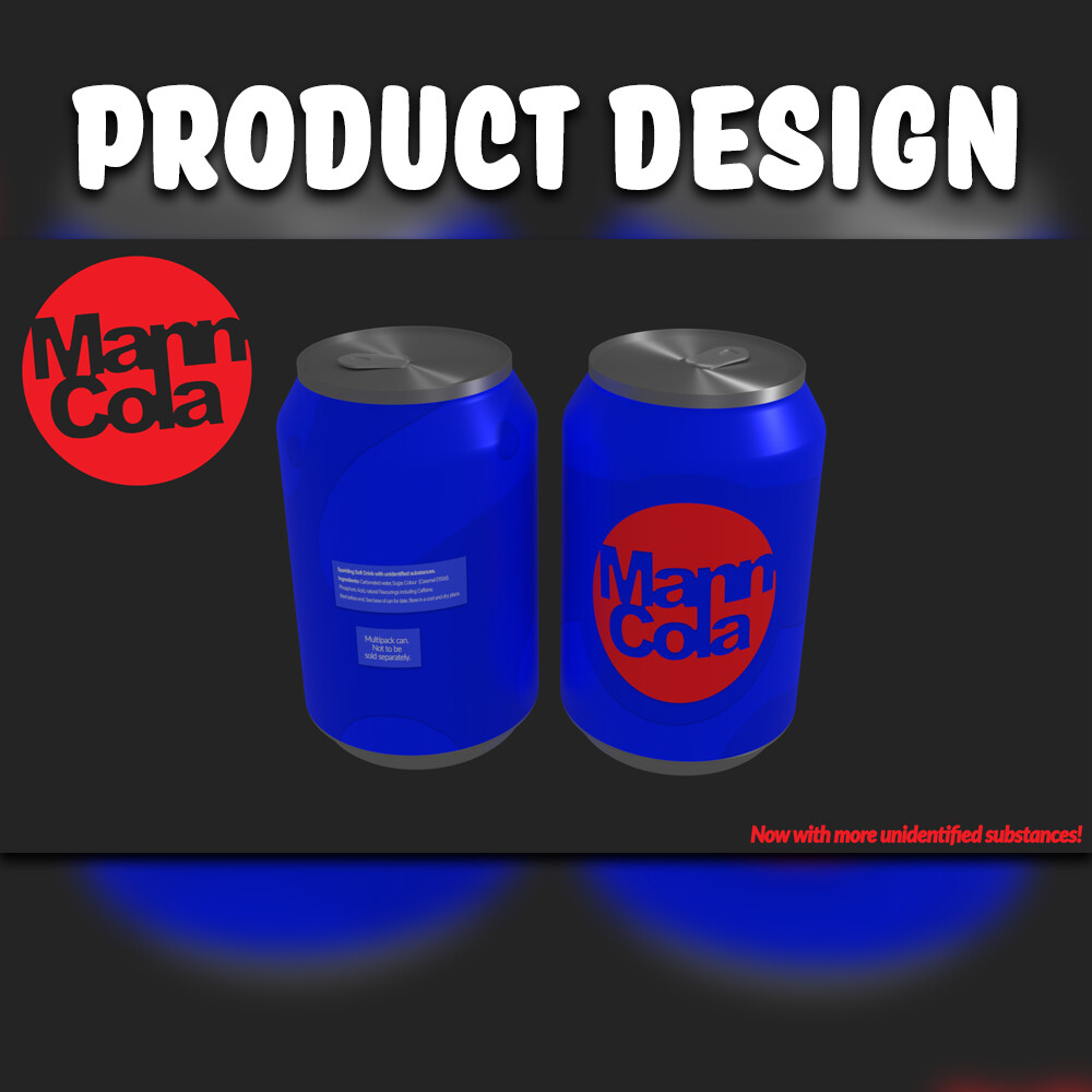 ArtStation - Mann Cola, now with more unidentified substances!