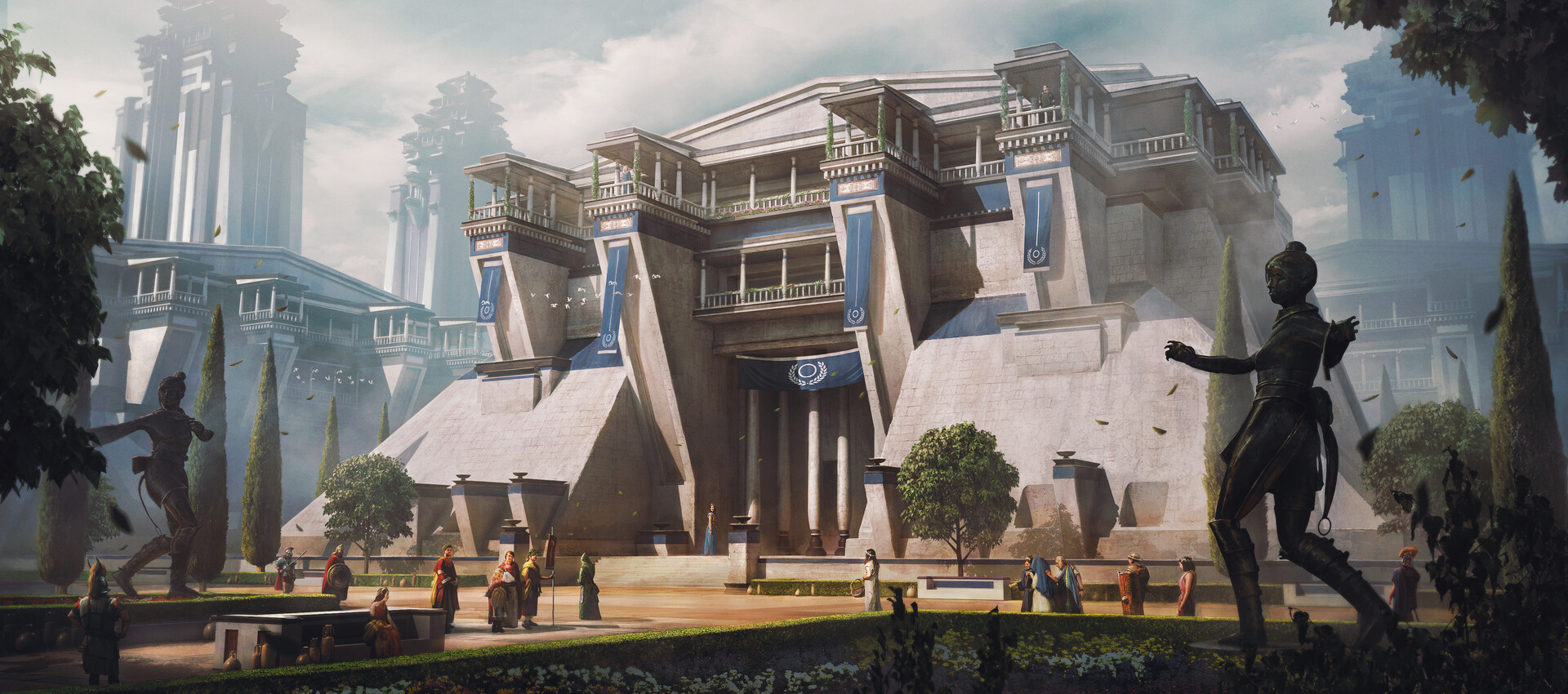 ArtStation - Fantasy Roman Streets