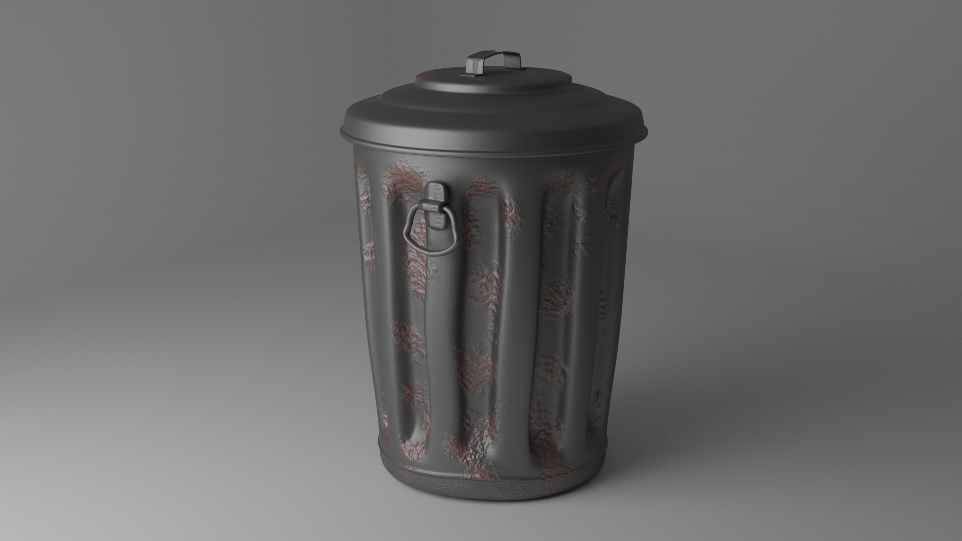 ArtStation - Rusty Dustbin (Animation Styled).
