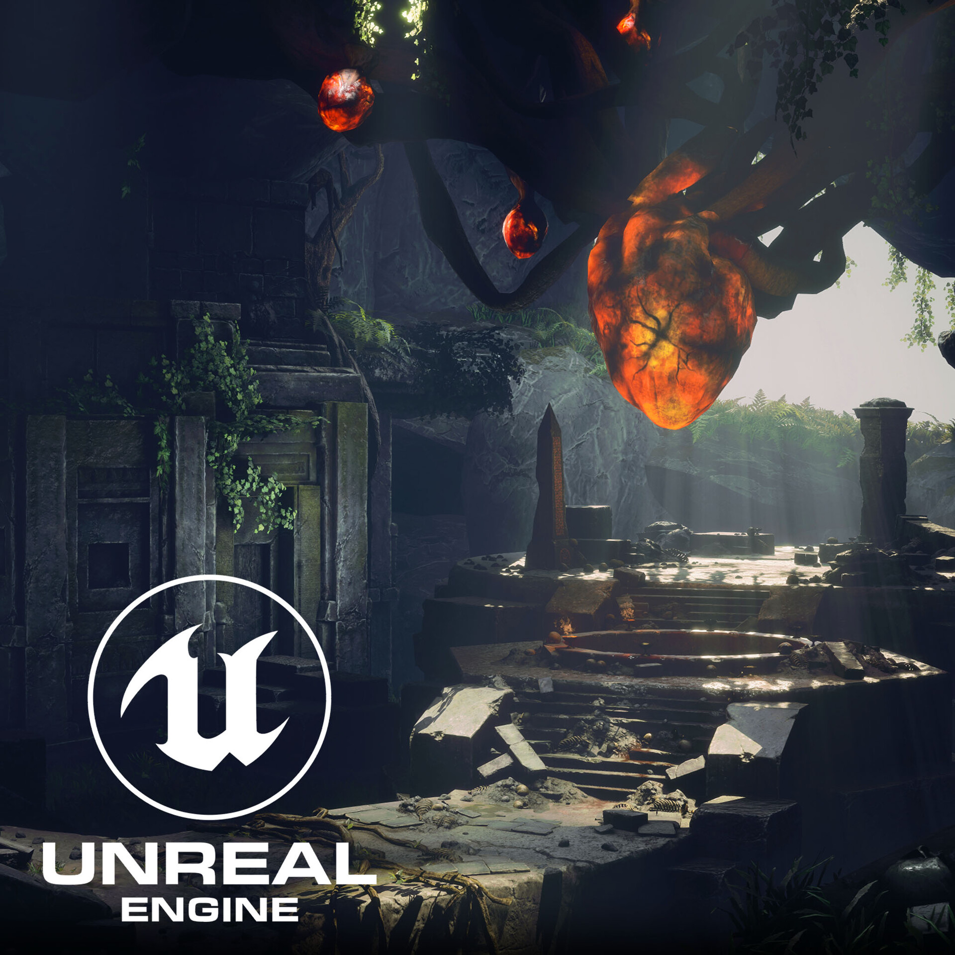 ArtStation - Heart Cave - Real Time Environment