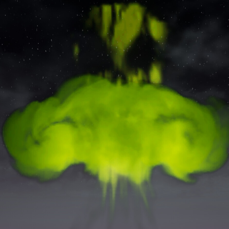 ArtStation - Procedural Poison Skull Cloud VFX