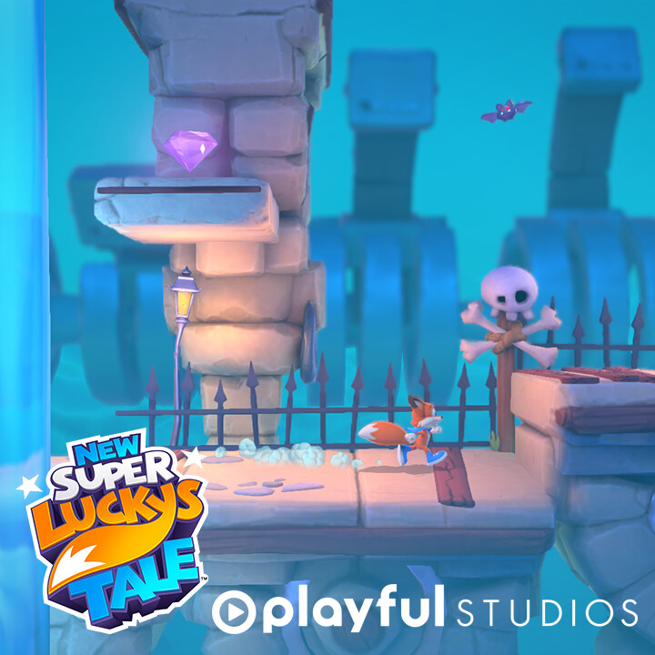 ArtStation - New Super Lucky's Tale - Assorted Side-Scroller Level Lighting