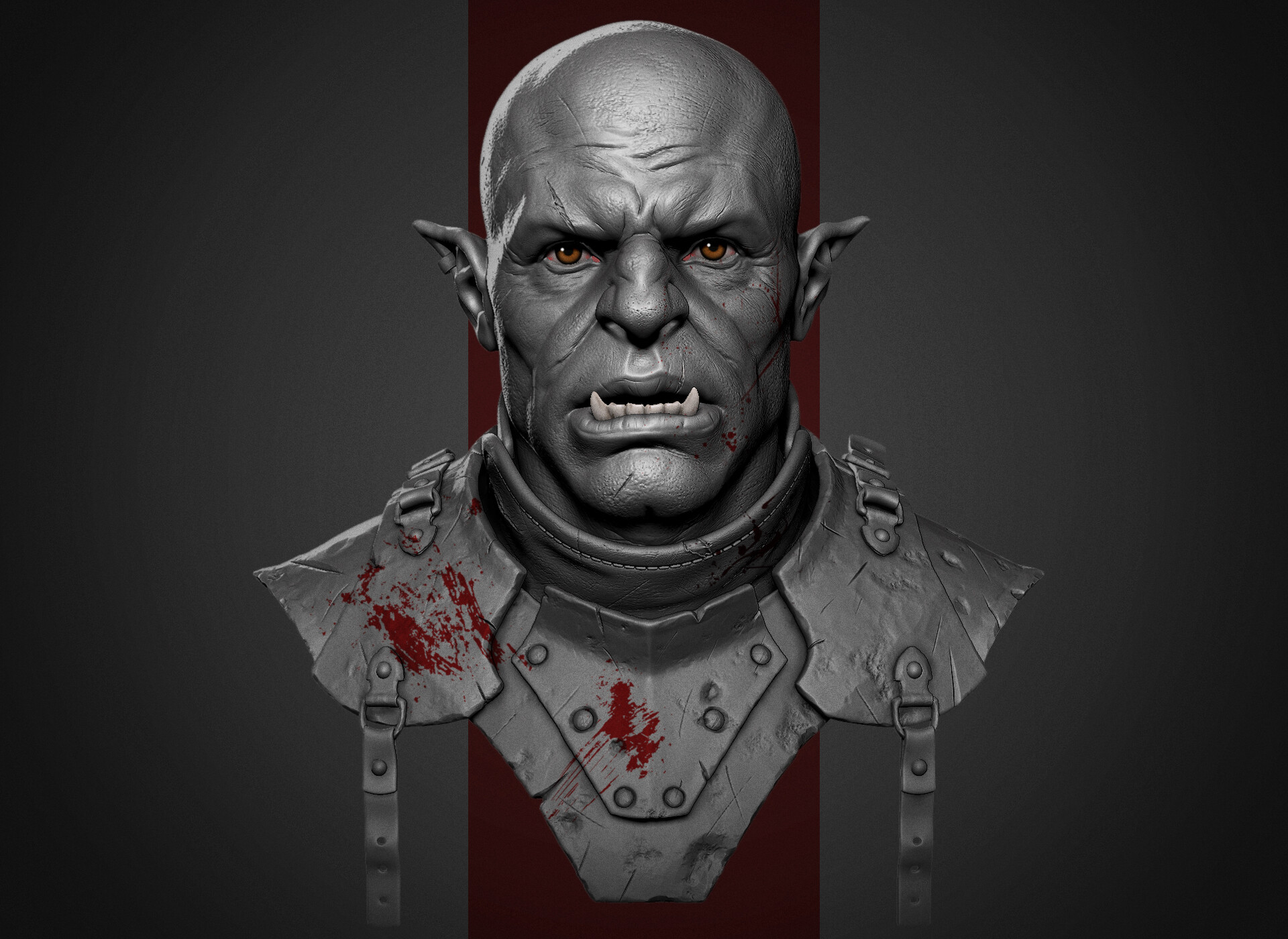 ArtStation - Orc bust