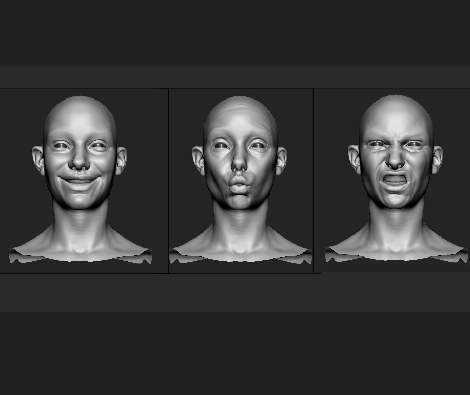 ArtStation - Facial Expressions #02