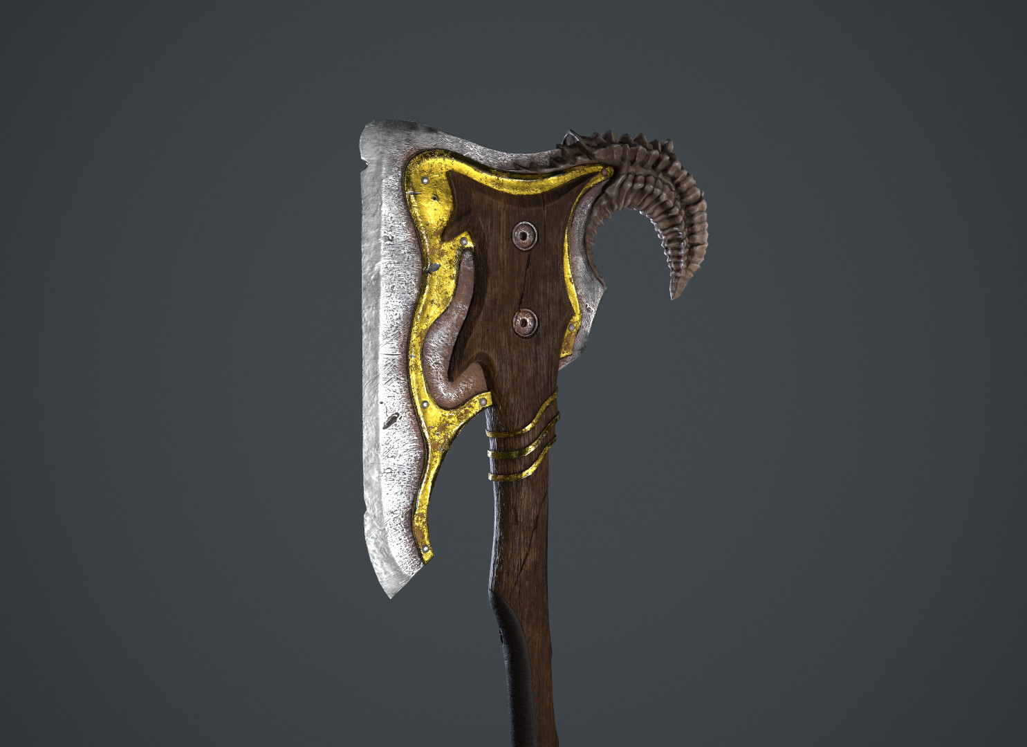 ArtStation - Fantasy Axe - Game ready
