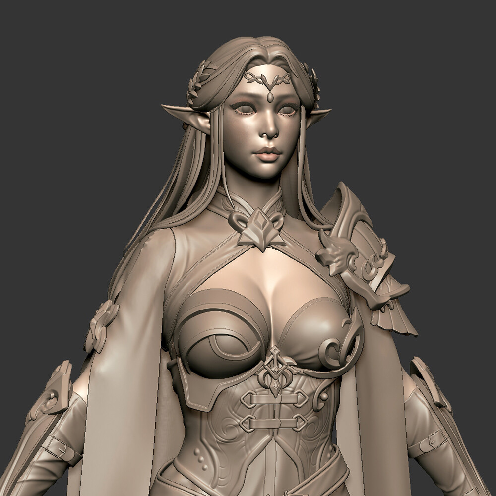 ArtStation - Elf Sculpt