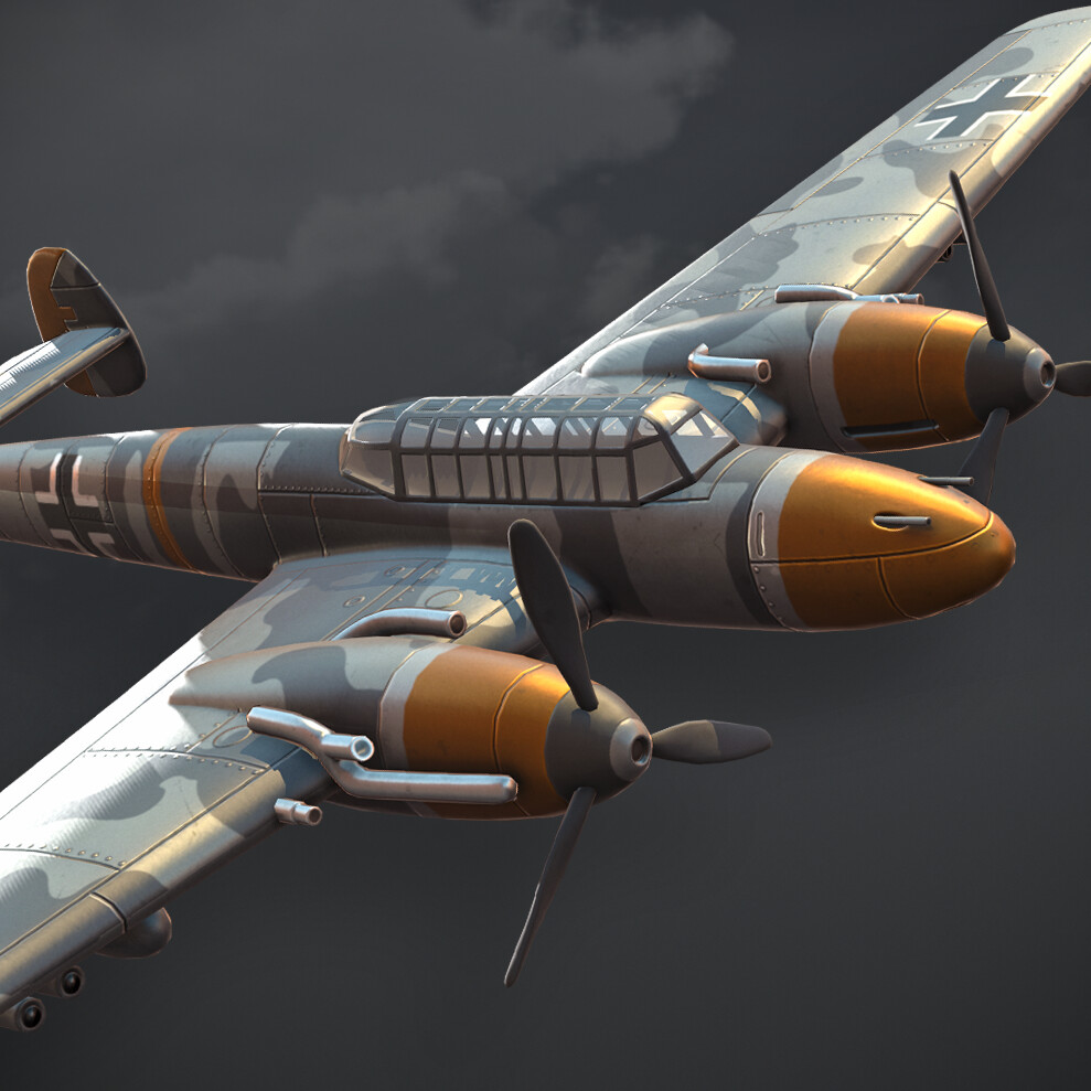ArtStation - 3d Mobile WW2 Aircrafts