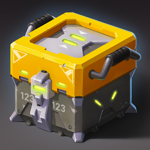 ArtStation - 2D Chests Assets - Sci-Fi
