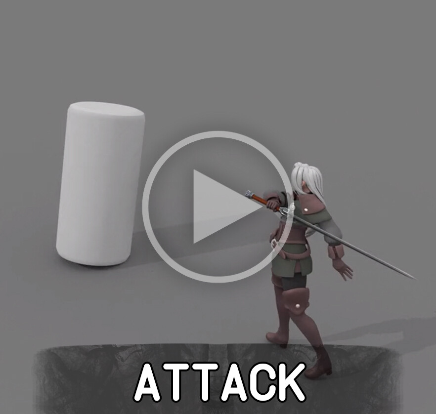 ArtStation - [Animation] Sword Combo