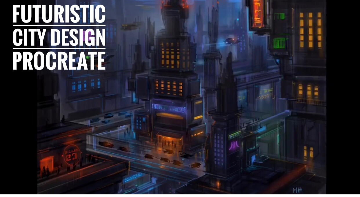 ArtStation - Futuristic Cityscape